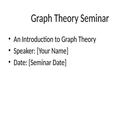 Graph-theory kjj iuj q kq qkq ssjmqsni sqin | PPTX
