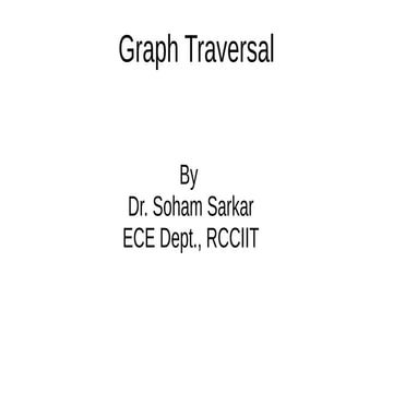 Graph Traversal Ppt