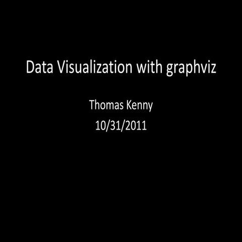 Data Visualization with graphviz | PPTX