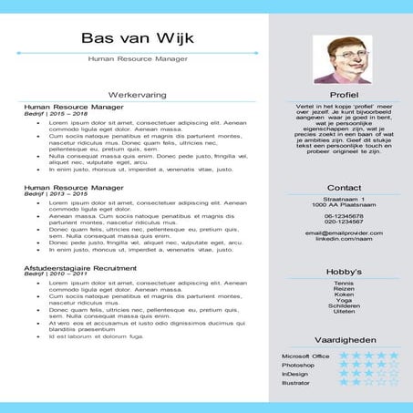 Gratis CV templates | DOCX