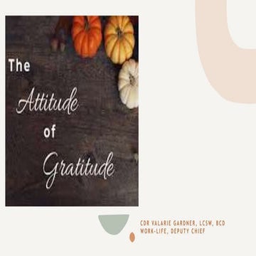 Gratitude and Apprecation Presentation final | PPT