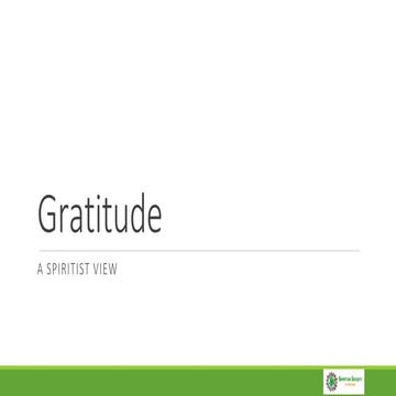 Gratitude | PPTX