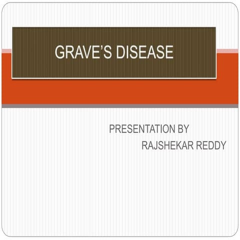 Graves disease ppt | PPTX