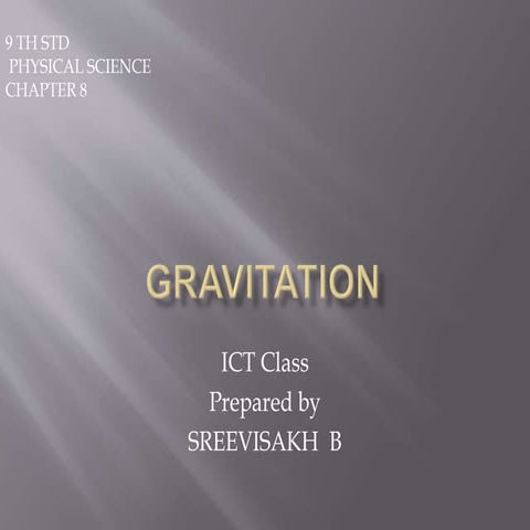 Gravitation | PPTX