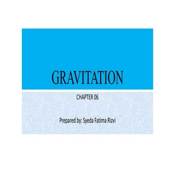Gravitation | PPT