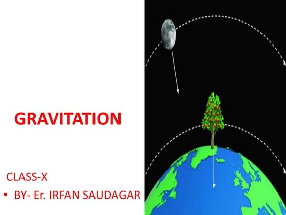 gravitation class 9 | PPT