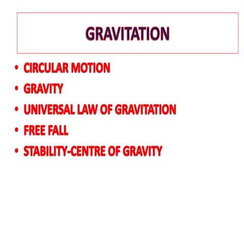 Gravity | PPTX