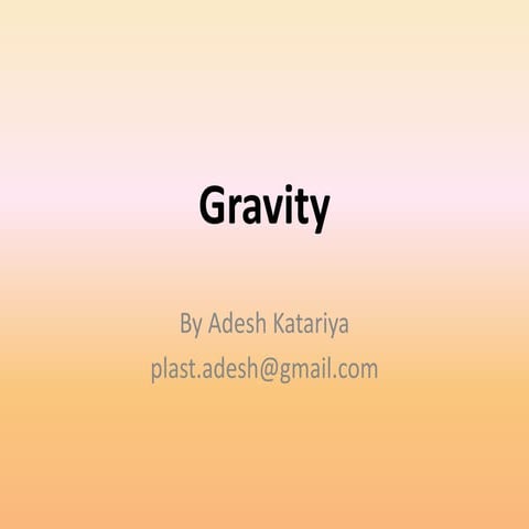 Gravity | PPTX