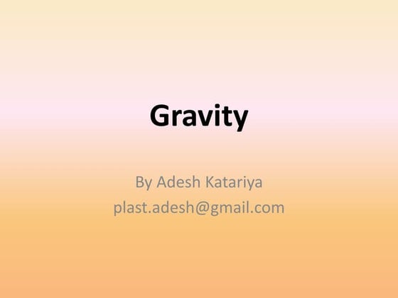 Fundamental forces in nature | PPTX