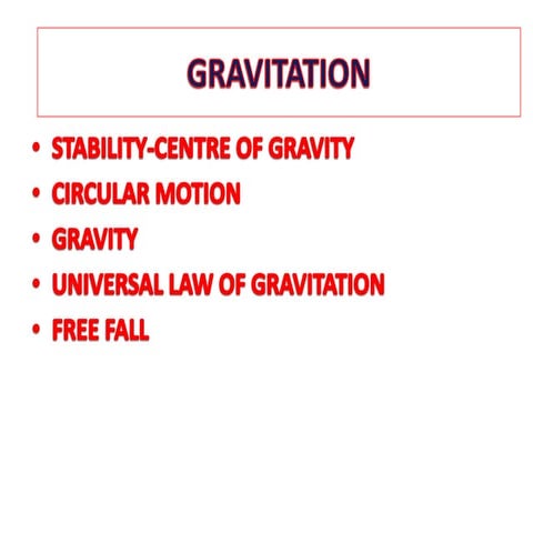 Gravity | PPTX