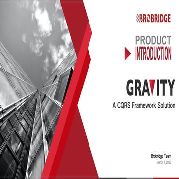 Gravity - A CQRS Framework Solution | PPT