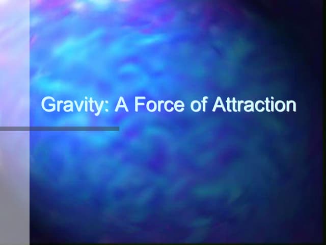 Gravity | PPT