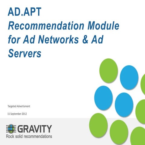 Gravity AD.APT higher CTR for advertising networks | PPT