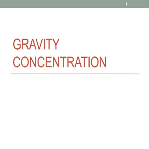 Gravity Concentration.pptx