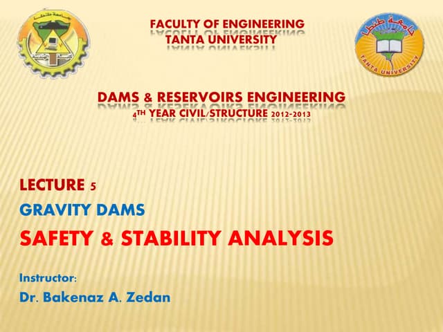 Design and Analysis of Gravity Dam Using STAAD.pptx
