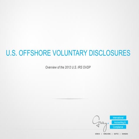 Offshore Voluntary Disclosure | PPT