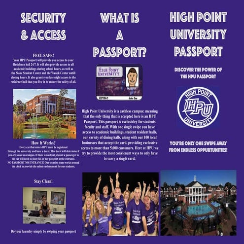 HPU Passport Brochure | PDF