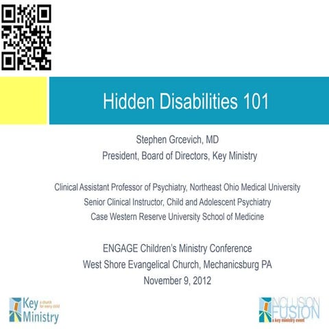 Hidden Disabilities 101 | PPTX