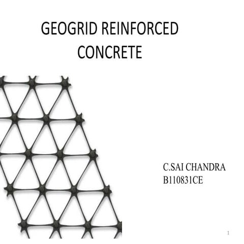 GEOGRIDS IN CONCRETE | PPT