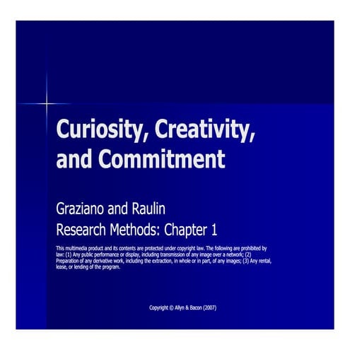 Curiosity, Creativity, and Commitment | PDF | Science