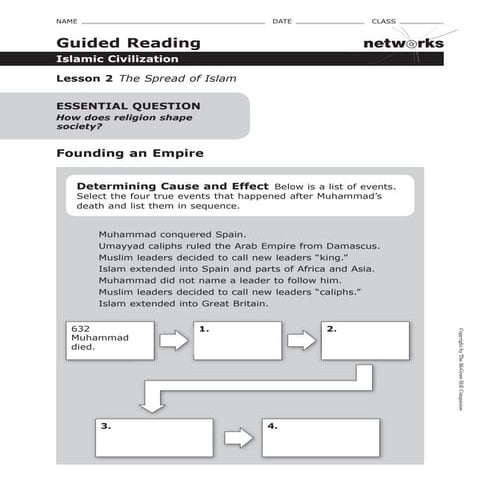 Gr ch14 l2 the spread of islam | PDF