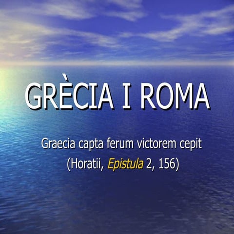 Grècia i roma | PPT