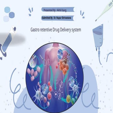 Gastro Retentive Drug Delivery System for SR/CRDDS | PPTX