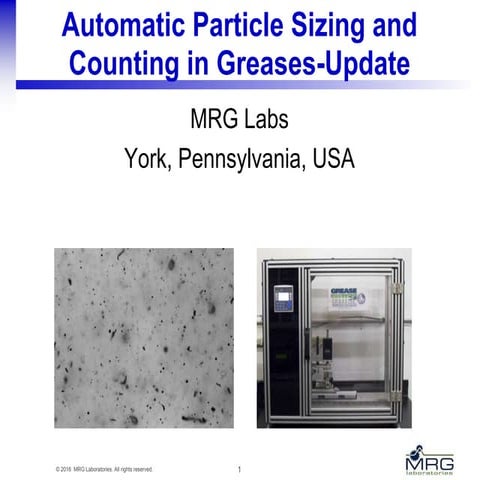 Grease particle counting 04132018 | PPTX