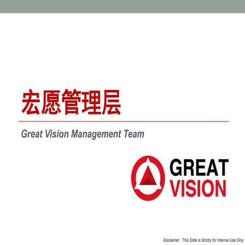 Great Vision Management Team | PPTX | Business Administration | Business