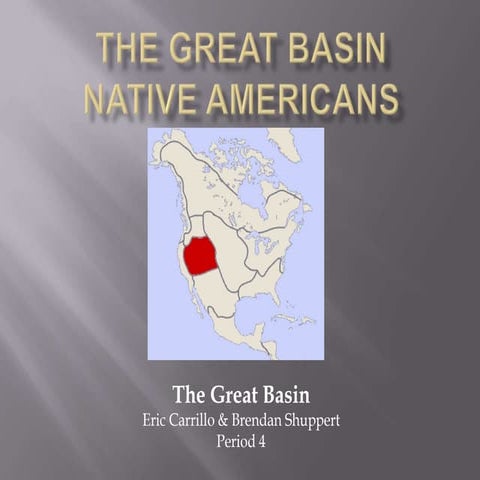 Great Basin Native Americans | PPTX