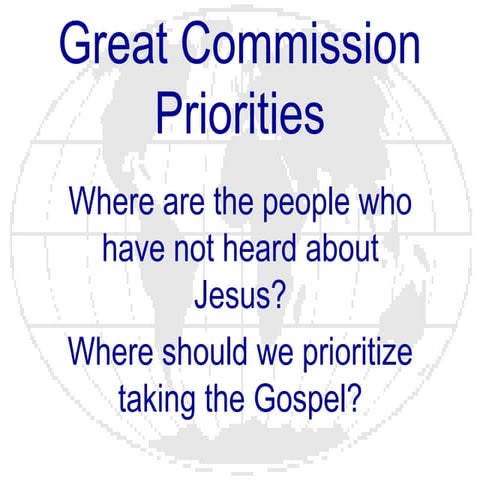Matt 28:16-20 The Great Commission | PPT