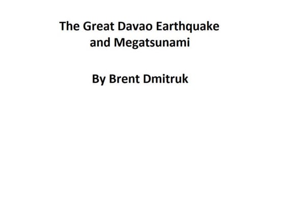 Culebra Event magnitude 10 earthquake in Japan | DOCX