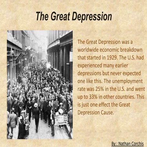 Great depression | PPTX