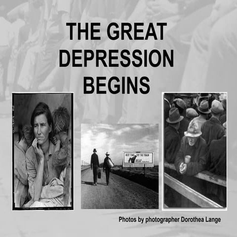 The Great Depression, edited | PPT
