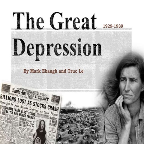 The Great depression | PPTX