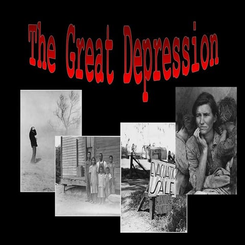 The Great Depression Powerpoint 1929-1940 | PPT