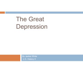 Causes Of Great Depression | PPT