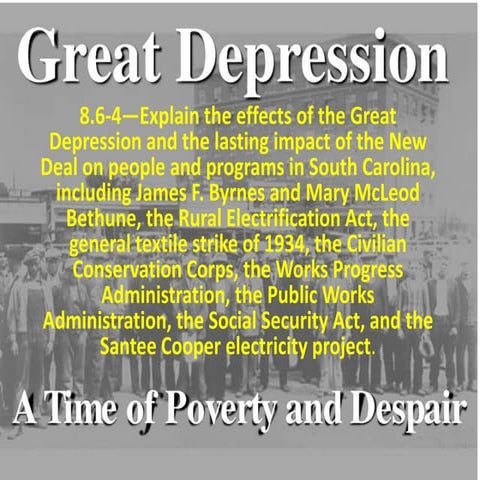 Great depression 8 6.4 | PPTX
