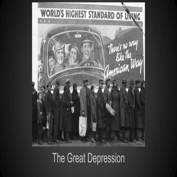 Great Depression Images | PPTX