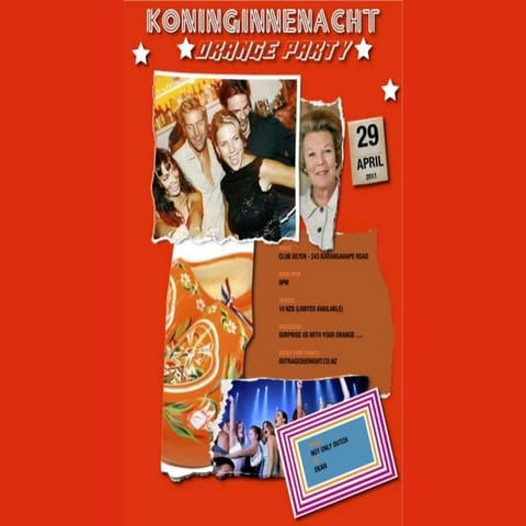 Great Dutch Party In Auckland www.outrageousnight.co.nz