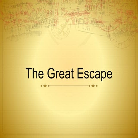Great Escape 2016- DPC | PPT
