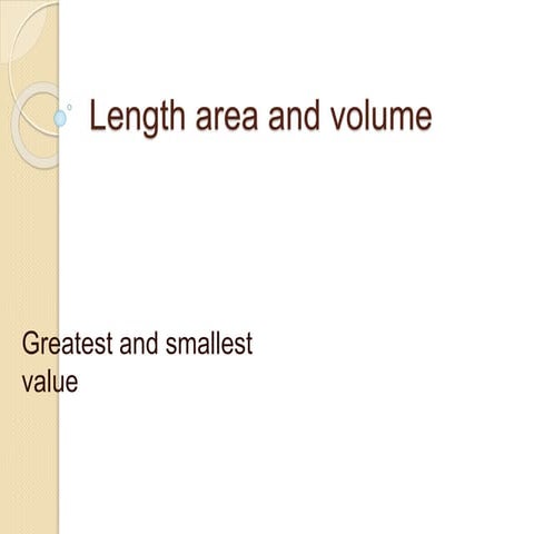 Greatest and smallest value 1 copy | PPT
