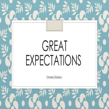 Great expectations introduction powerpoint | PPT