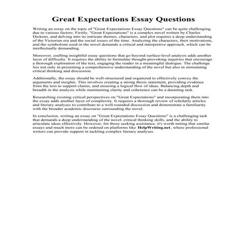Great Expectations Essay Questions.pdf