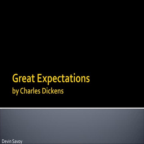 Great expectations presentation | PPT
