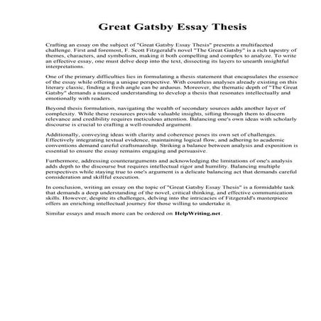 The Great Gatsby Essay Topics.pdf
