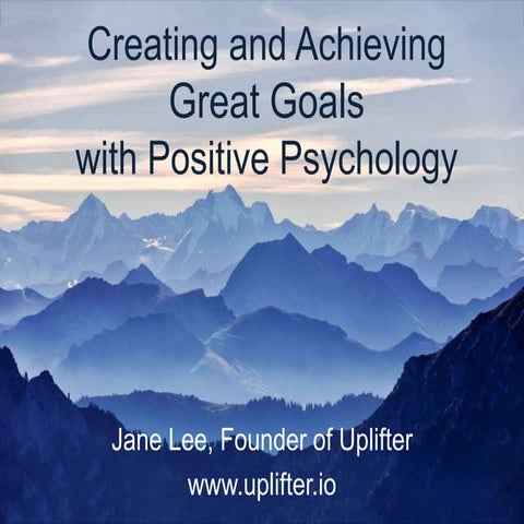 Achieving Great Goals | PPTX
