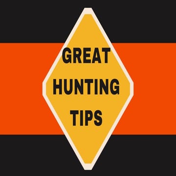 Here’s four great hunting strategies! | PDF