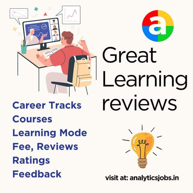 Great learning reviews- Career Tracks, Courses, Learning Mode, Fee ...