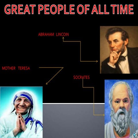 Great people of all time | PPTX